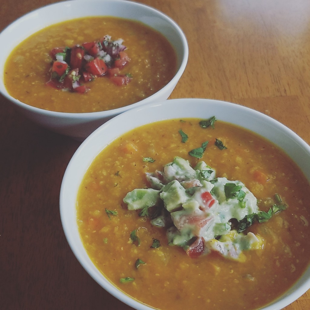 Red Lentil Soup with Fresh Salsa - Impressions